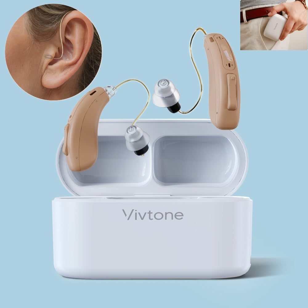 Over-the-Counter RIC Hearing Aids | Clear TV Audio – Vivtone