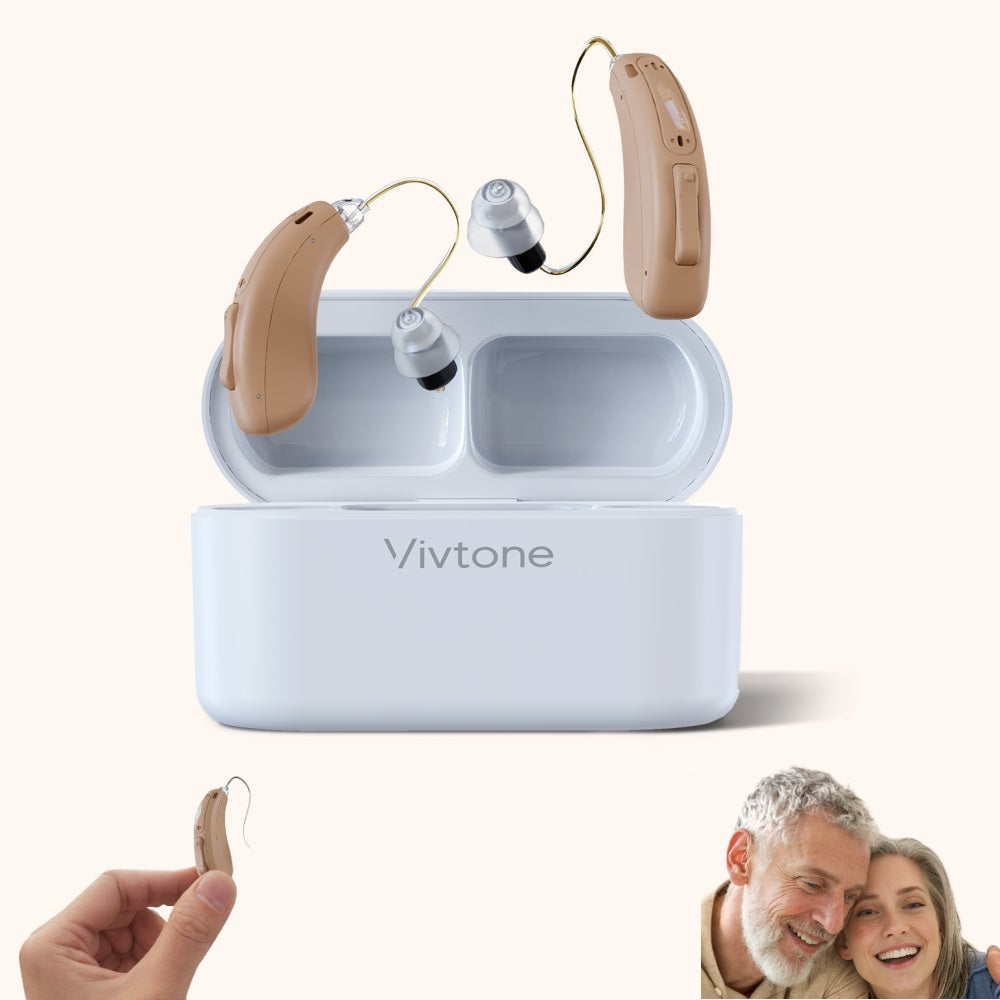 Invisible RIC Hearing Aids | Small & Discreet for Elderly – Vivtone